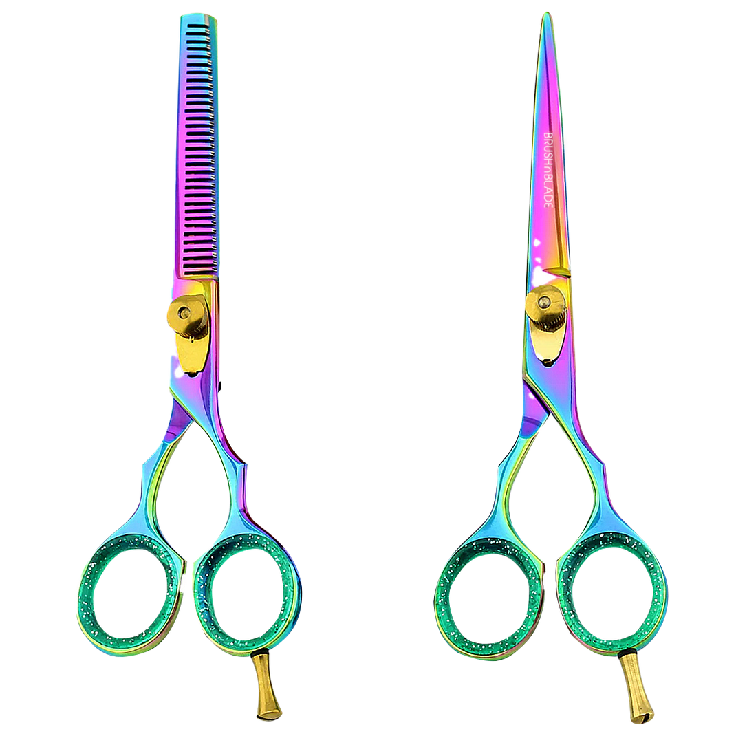 Hair Cutting Scissors Set for Barbers and Stylists – BrushnBlade