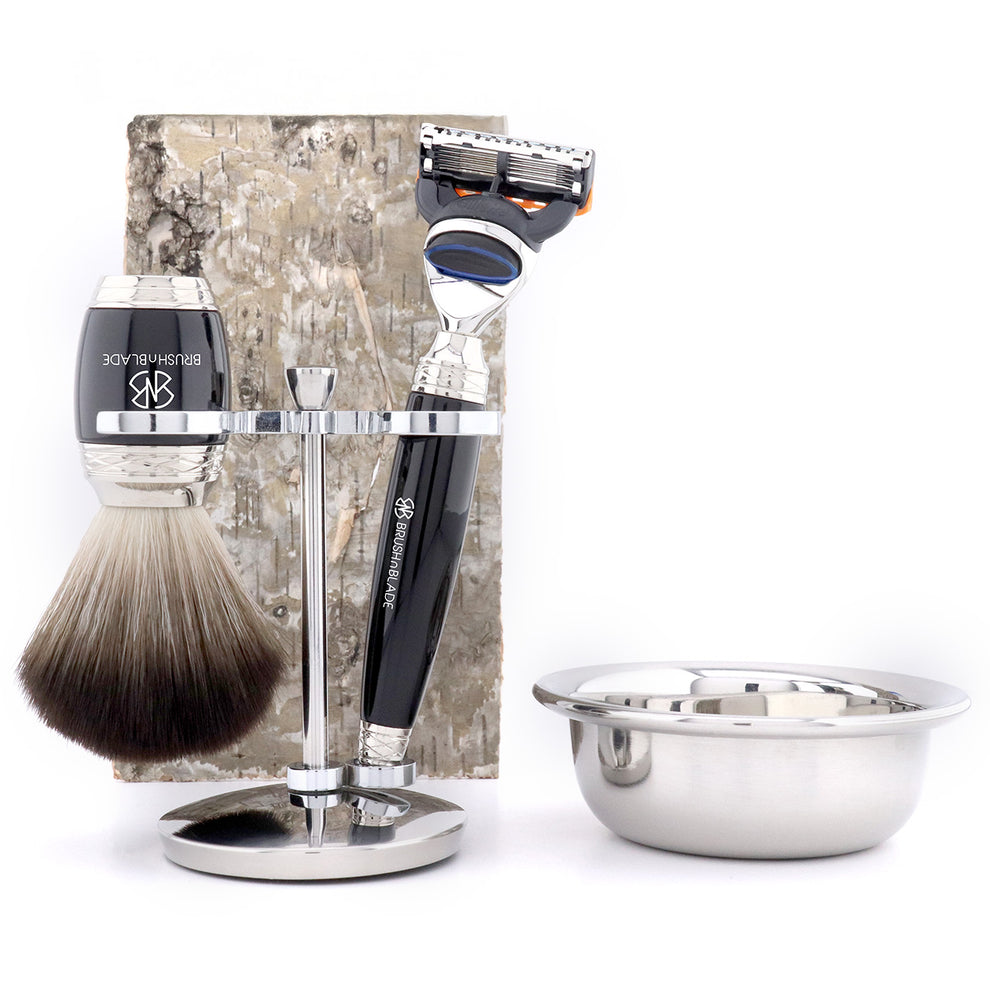 Superior 5 Edge Razor Shaving Set for Men by Brush n Blade – BrushnBlade