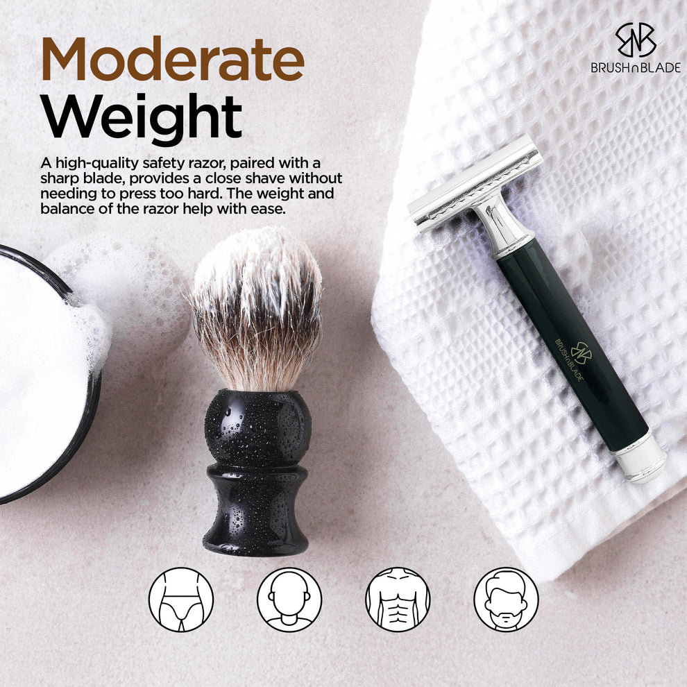 Round Pencil Double Edge Safety Razor – 8 Stylish Colors – BrushnBlade
