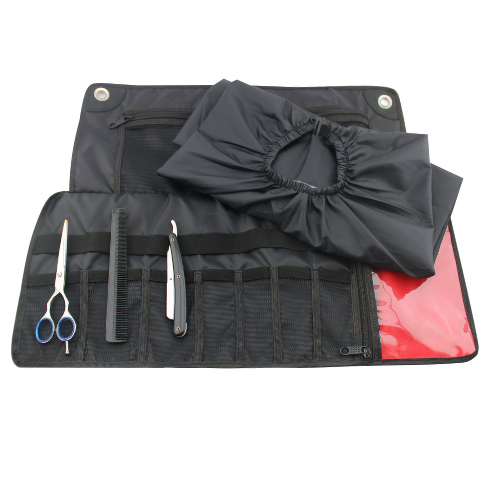 Complete Barber Kit with Razor, Scissors, and Washbag at BrushnBlade